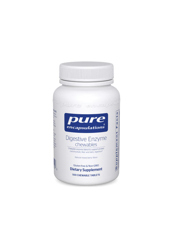 Vegan Chewable Digestive Enzymes -100 chewable tabs – Essential Health ...
