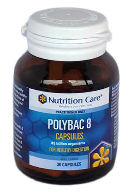 Polybac 8 - 30 Caps – Essential Health Foods